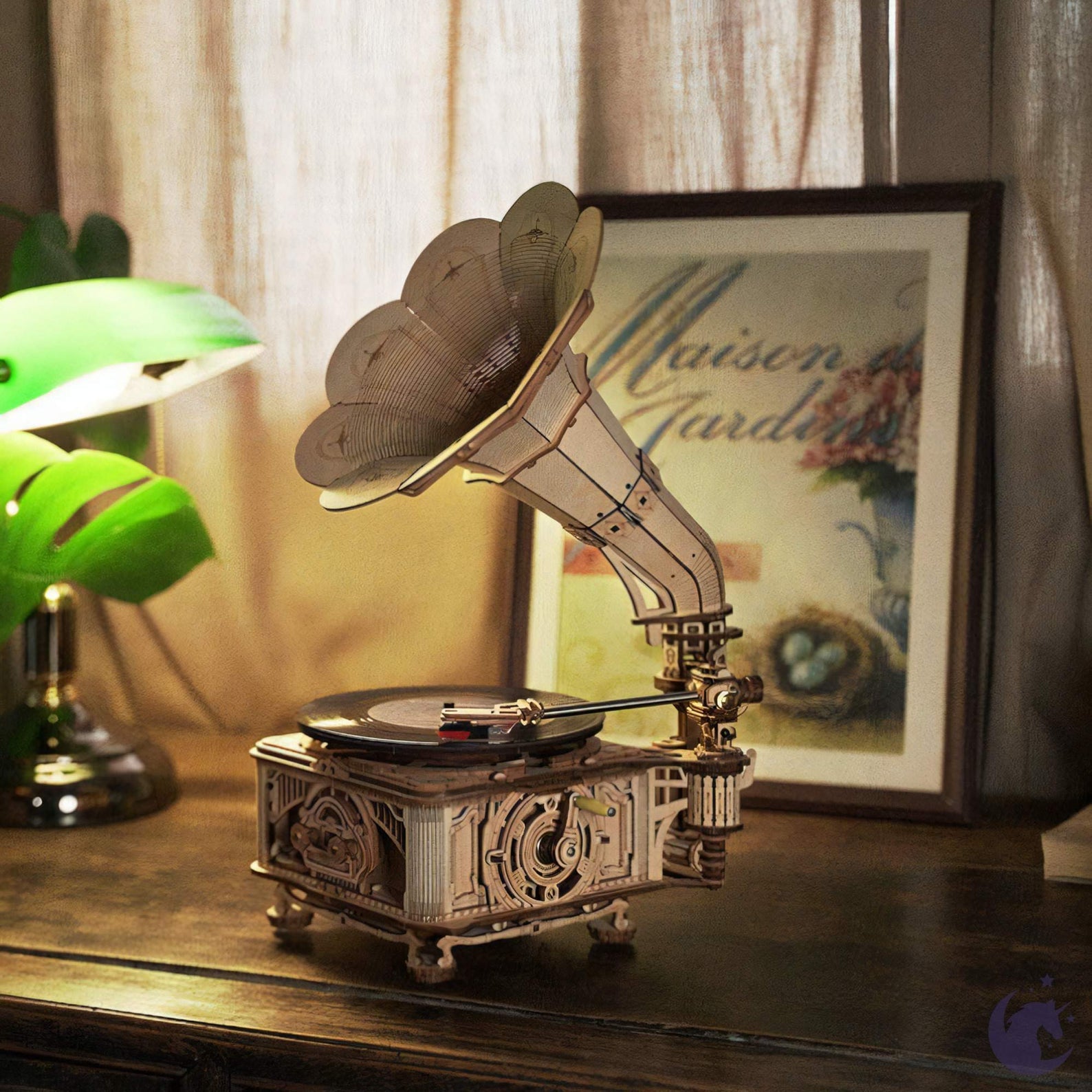 RT-LKB01-D DIY Crank Classical Gramophone (Electric version) – BubblesUp